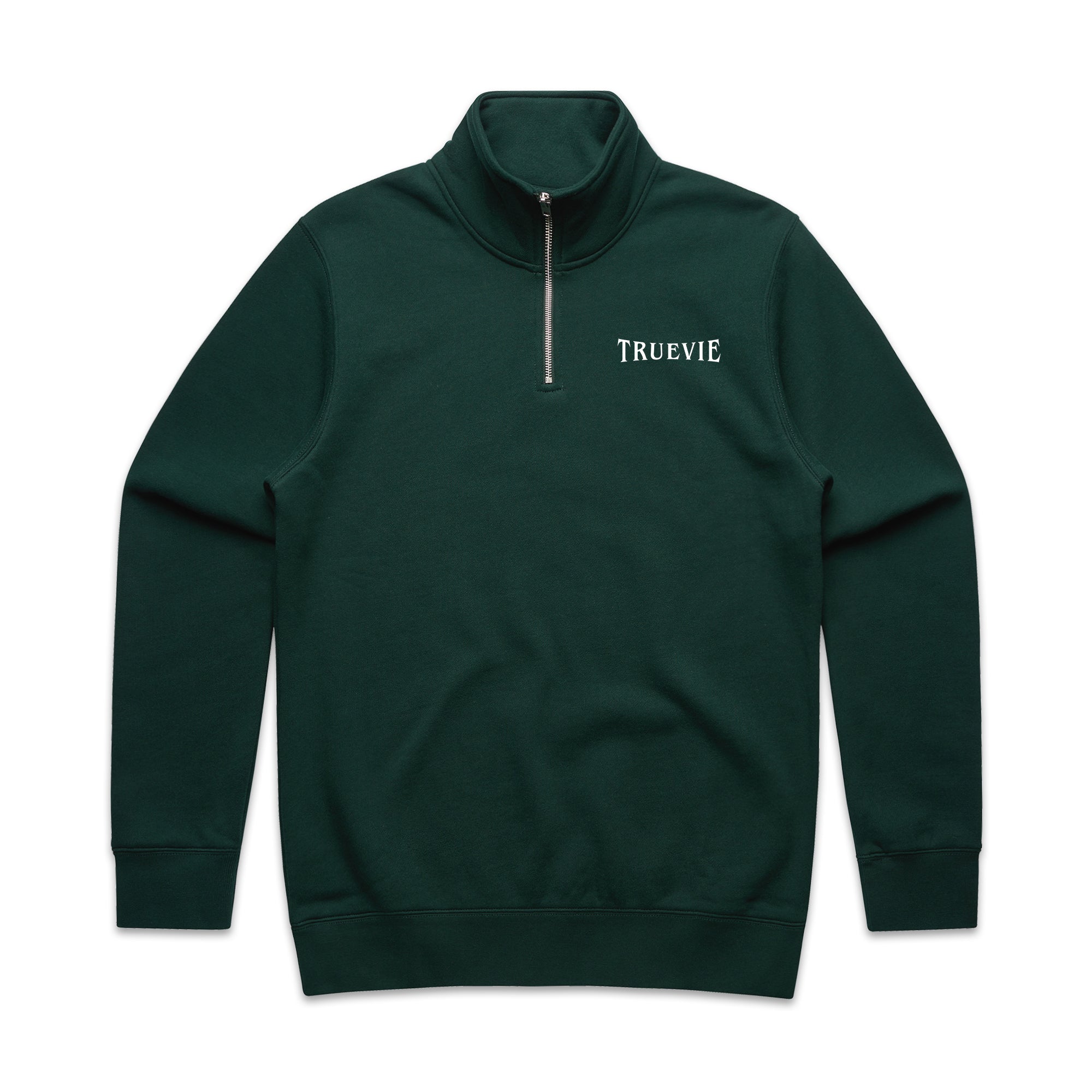 Pine Green Half Zip Up Drip Set Jumper – TrueVie